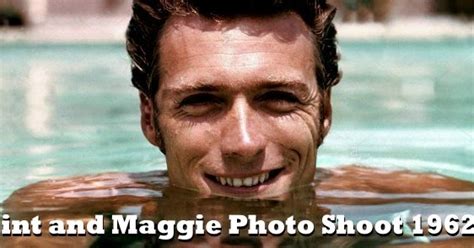 The Clint Eastwood Archive Clint At Home With Maggie Photo Shoot From