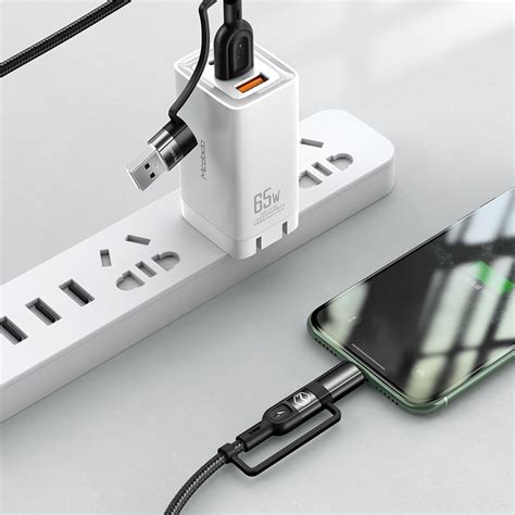 Mcdodo Cable De Carga Multifuncional 4 En 1 Usb Tipo C Lightning Y Usb