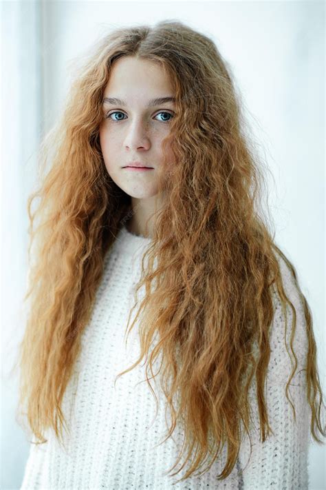 Natural Red Wavy Hair