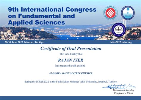 Pdf Certificate Of Oral Presentation