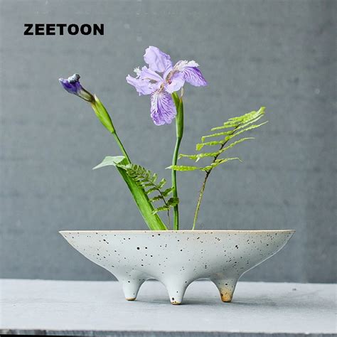 Zen Japanese Style Creative Flower Pot Vintage Vase Ceramic Coarse