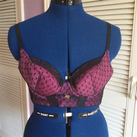 Gossard Pink Black Lace Bra Never Depop