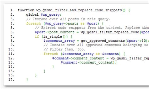 18 Syntax Highlighter Plug In For WordPress Blueblots