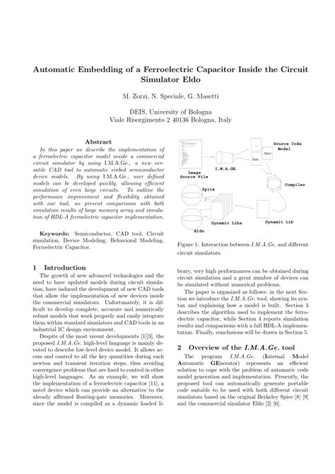 Pdf Automatic Embedding Of A Ferroelectric Capacitor Inside The
