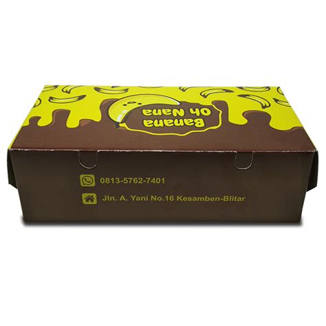 Dus Pisang Coklat Spesial Untuk Bisnis Kue Kekinian Laris Manis