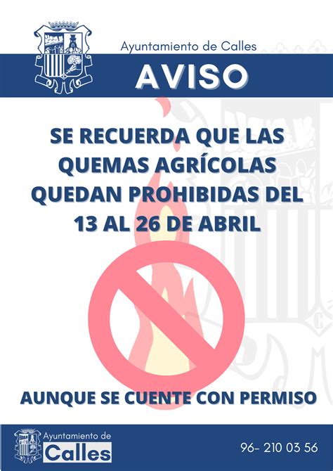 ProhibiciÓn Quemas AgrÍcolas Calles