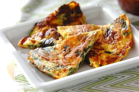 ホウレン草入りスペインオムレツ（副菜）レシピ・作り方 E・レシピ Recipe Food Breakfast Quiche
