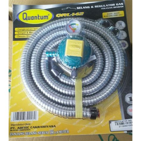 Jual Selang Gas Regulator Quantum Shopee Indonesia