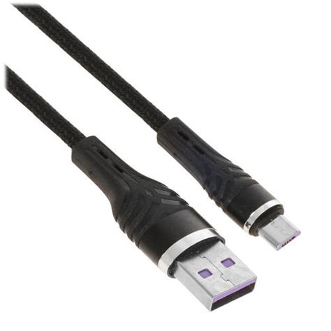 Купить Кабель круглый Aceline Micro Usb черный в интернет магазине Dns