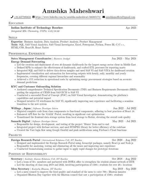 anushka resume pdf