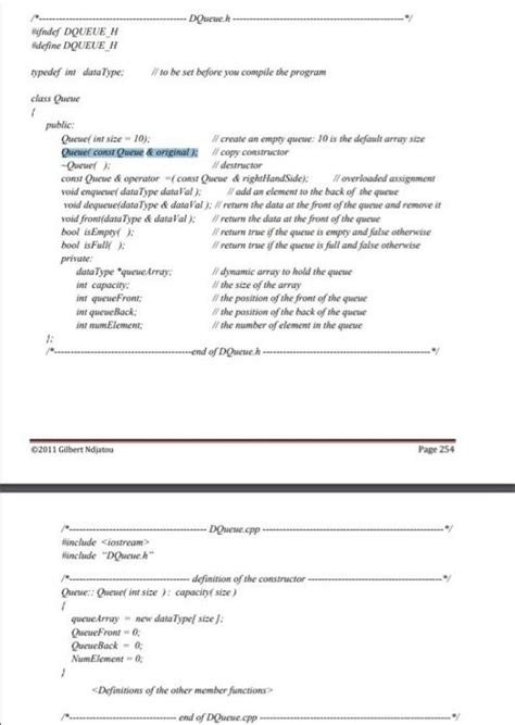 Solved Exercise 17 Write The Definitions Of The Copy