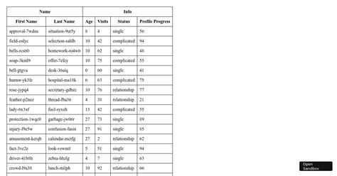 React Table Simple Typescript Codesandbox