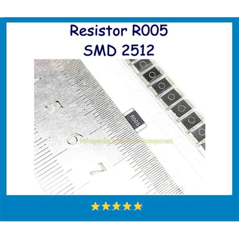 Jual 2512 Smd Alloy Resistor R005 0 005 Ohm 5mr Accuracy 1 R Shunt 5 Milir Kota Semarang
