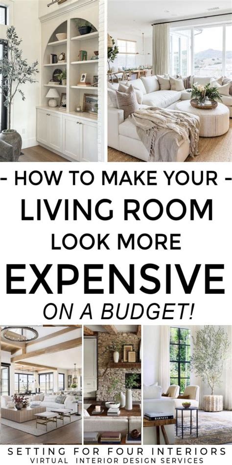 Inexpensive Ways To Make Your Living Room Look Expensive Living Room