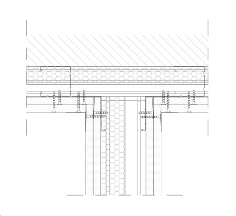 Layer Plasterboard Counter Wall With Insulation Dwg Cad Detail