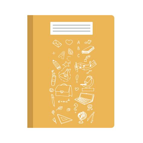 School Doodle On Notebook Page Vector Background File Vector Illustration 25388576 Vector Art