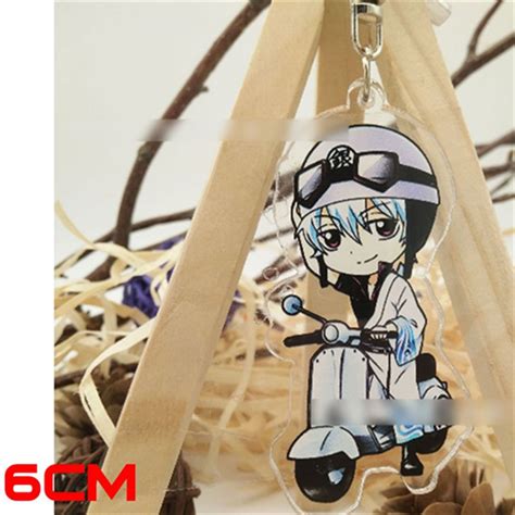 Gintama Anime Sakata Gintoki Acrylic Cute Keychain