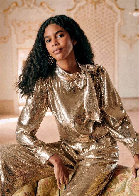 Ilyana Blouse Champagne Sézane