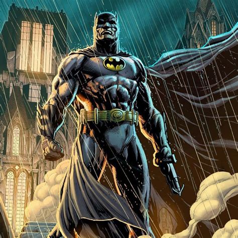 Download Dark Knight Gotham Rain Wallpaper