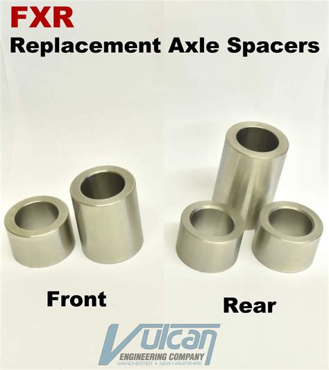 stock replacement axle spacer sets for fxr axles and axle spacers