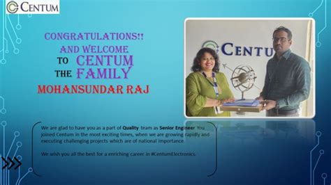 Vidyashree Hm On Linkedin Congratulations Mohan Sundar Raj We