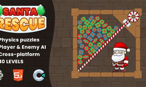 Santa Rescue Html5 Game Construct 2 And Construct 3 By Svixel Codecanyon