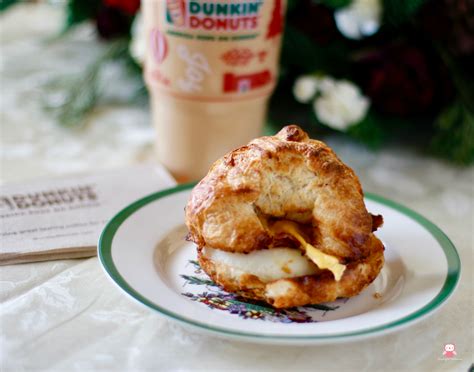Dunkin Donuts Sweet Black Pepper Bacon Breakfast Sandwich Annmarie John