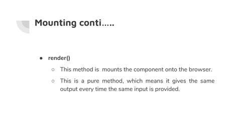 react js component life cycle methods pptx web development internet