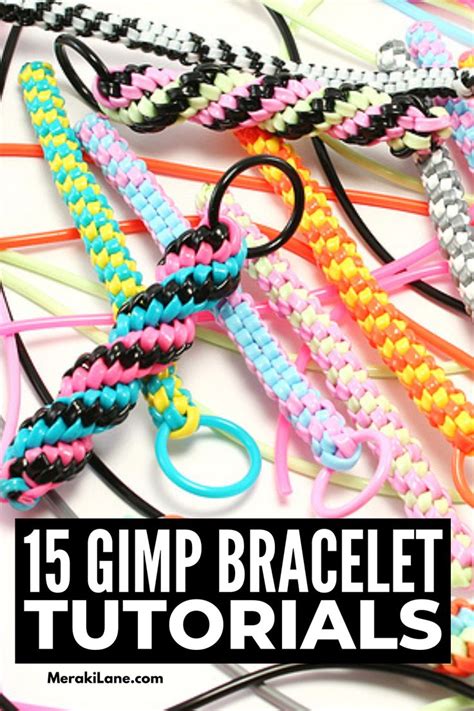 15 Step By Step Gimp Bracelet Tutorials For Beginners Gimp Bracelets