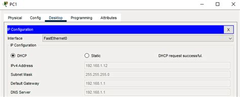 Konfigurasi Dhcp Dan Dns Server Menggunakan Cisco Packet Tracer