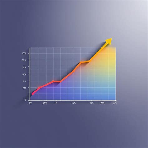 dynamic line graph a visual surge to success