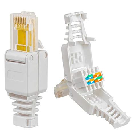 Cat 5e Tool Less Rj45 Connector With Kink Protection Bigamart