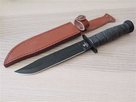 12 Combat Knife Usmc Style Tactical Marines Bowie 7 Blade Stealth