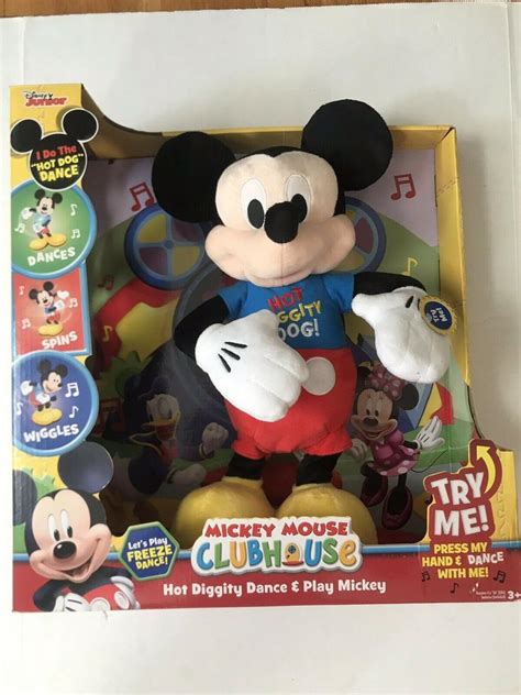 Mickey Mouse Clubhouse Hot Diggity Dance And Play Mickey Plush