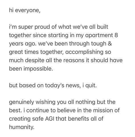 Greg Brockman Quits Openai R Patient Hackernews