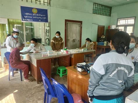 မိုင်းပန်မြို့နယ် မြန်မာ့စီးပွားရေးဘဏ်တွင် အငြိမ်းစားဝန်ထမ်းများအား ပင်စင်လစာထုတ်ပေးခြင်းနှင့် က