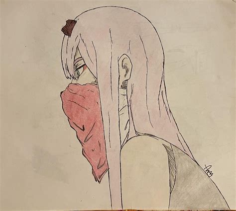 Some Old Zero Two Sketches Of Mine I That I Came Across Need To Start