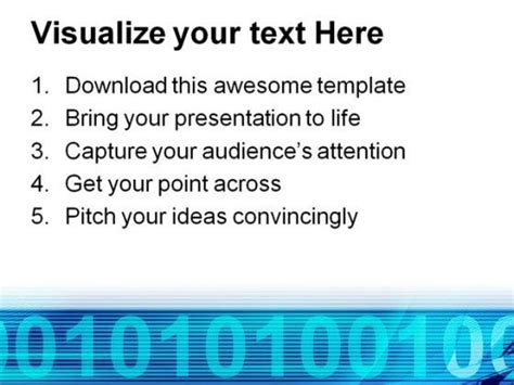 business binary background powerpoint templates and powerpoint