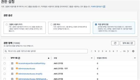AWS S 적용하기 IAM 프로젝트 설정