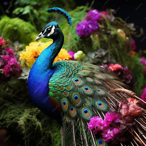 Premium Ai Image Peacock High Definition Photography Creative