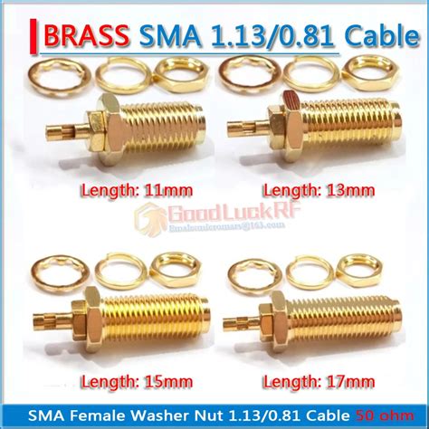 RPSMA RP SMA RP SMA Female Splitting Window O Ring Bulkhead Panel