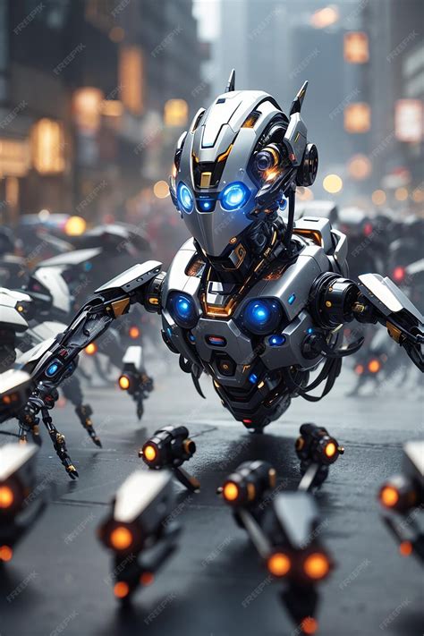 Premium Ai Image Nanobot Swarm Manipulator A Futuristic Superhuman Mastering The Art Of