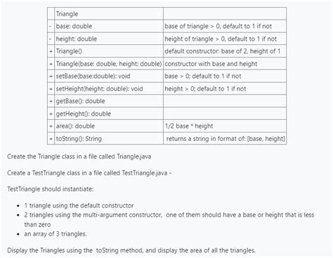 Solved Create The Triangle Class In A File Called Chegg