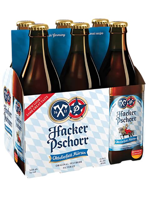 Hacker Pschorr Oktoberfest 112oz 6pk Btl Luekens Wine And Spirits