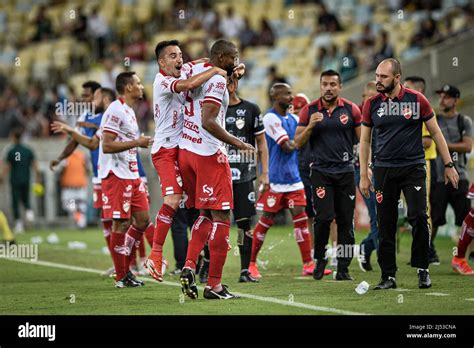 Rio De Janeiro Brazil 19th Apr 2022 Rafael Donato Scores A Goal