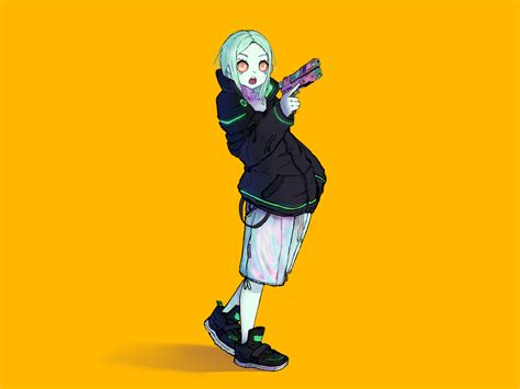 Casual Rebecca Cyberpunk Edgerunners By Nervewax™ On Dribbble