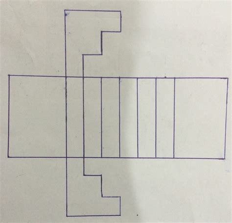 What does the net of the staircase shown in the given figure | Quizlet