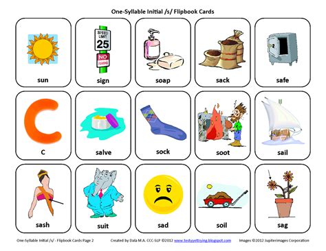 Testy Yet Trying Initial S Free Speech Therapy Articulation Picture