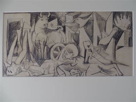 Guernica Sketch By Pablo Picasso Charitystars