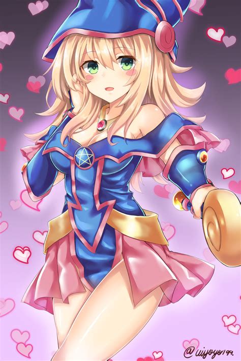 Dark Magician Girl Yu Gi Oh And 1 More Drawn By Kounouiyoyo199